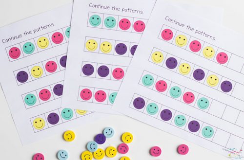 Free Printable Smiley Face Mini Eraser Activity Pack