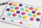 Free Printable Smiley Face Mini Eraser Activity Pack