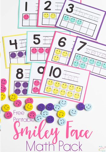 Free Printable Smiley Face Mini Eraser Activity Pack