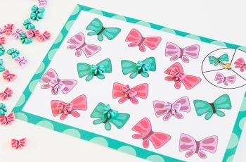 Free Printable Butterfly Mini Eraser Math Activity Pack