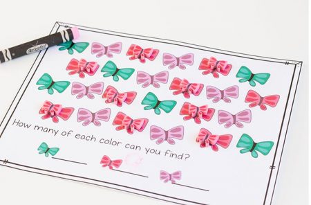 Free Printable Butterfly Mini Eraser Math Activity Pack
