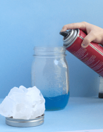 Rain Cloud in a Jar Science Experiment + Free Printable