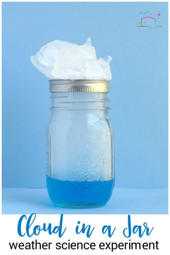 Rain Cloud in a Jar Science Experiment + Free Printable