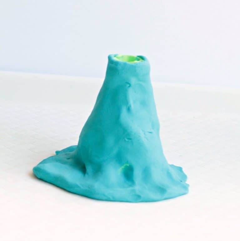 Easy Peasy Volcano Science Experiment for Kids 🌋