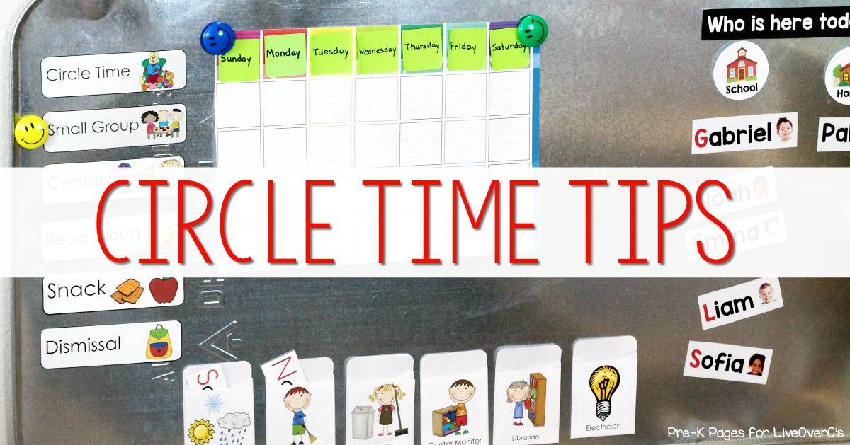 The Best Tips to a Successful Circle Time in Preschool - Life Over C's