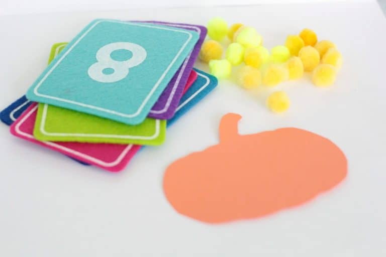 Easy Pumpkin Number Match Game for 1-20 - Life Over C's