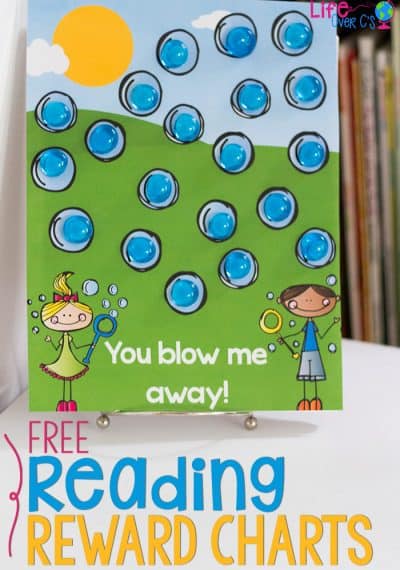 Free Printable Reading Reward Charts for Kids 📚