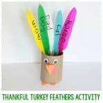 Thankful Turkey Toilet Paper Roll Craft