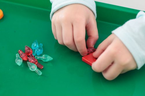 Easy Christmas Lights Counting Game for Kids - Life Over C's