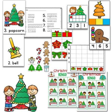 Christmas Math and Literacy Bundle - Life Over C's