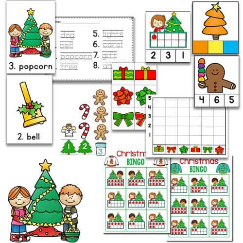 Christmas Math and Literacy Bundle - Life Over C's