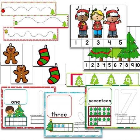 Christmas Math and Literacy Bundle - Life Over C's