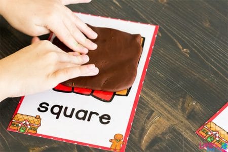 Free Printable Gingerbread Shape Play Dough Mats - Life Over C's