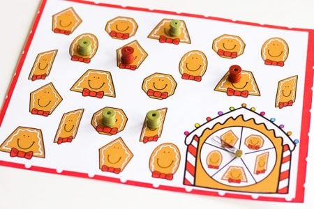 Free Printable Gingerbread Shapes Activities - Life Over C's