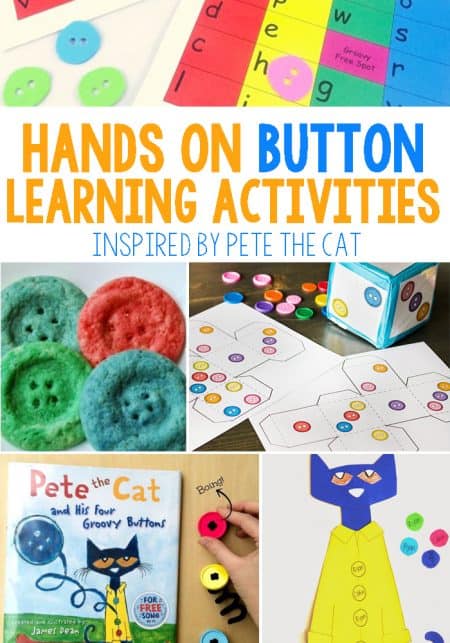 Hands-On Button Activities Inspired By Pete The Cat