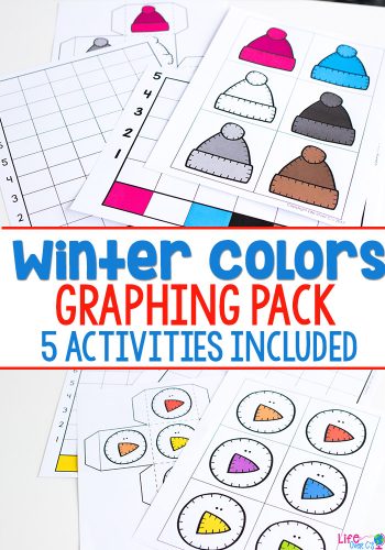 Winter Color Graphing Activities for Preschoolers