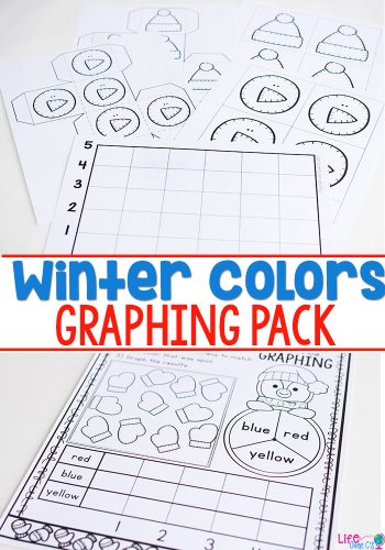 Winter Color Graphing Activities for Preschoolers