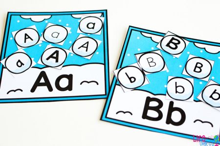 Free Winter Alphabet Activity for Letter Recogntion