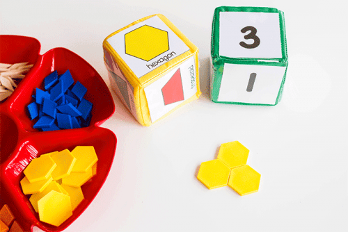 Free Pattern Block Printables for Easy, Low-Prep Math - Life Over C's