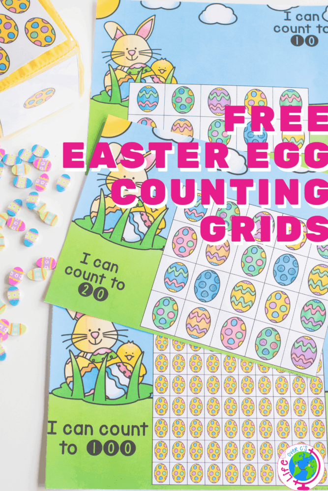 Free Printable Easter Math Game for Kids