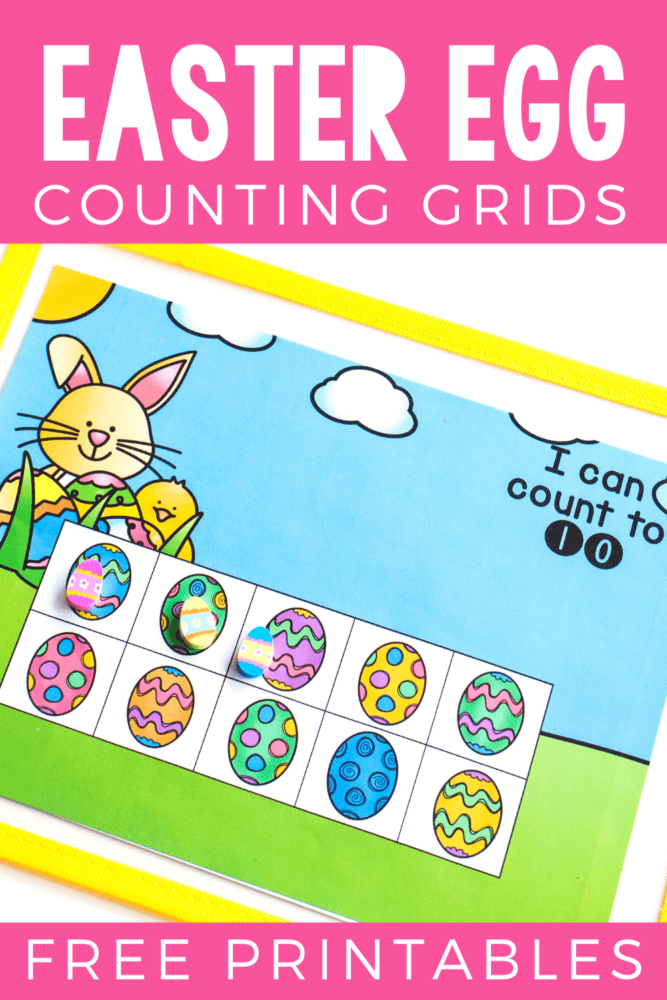 Free Printable Easter Math Game for Kids