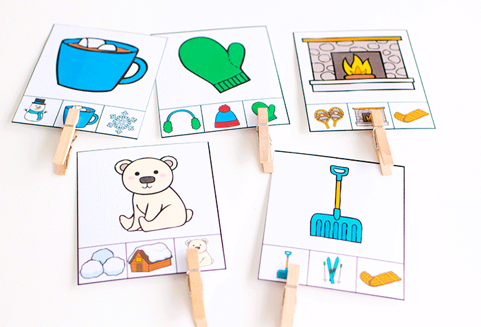 3 Free Printable Winter Math Activities for Kids