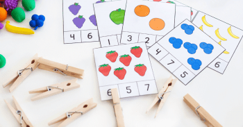 Free Printable Fruit Counting Activities for Kids