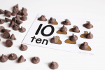 Free Printable Chocolate Chip Counting Cards For Preschool