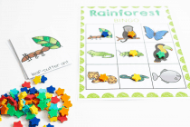 Free Printable Rainforest Animal Bingo Game