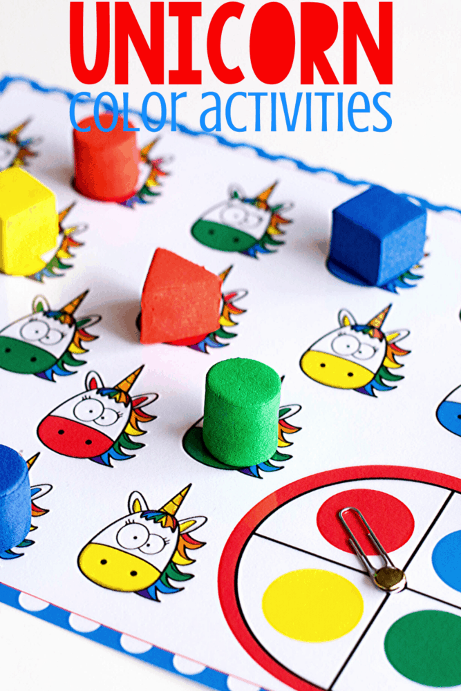 Exciting Unicorn Color Pack for Preschoolers