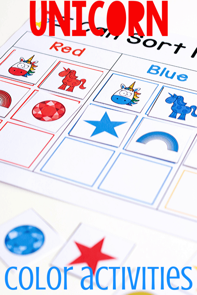 Exciting Unicorn Color Pack for Preschoolers