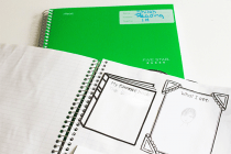 Free Printable Reading Journal Interactive Notebook for Kids