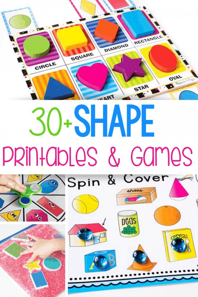 Preschool Shape Printables and Activities - Life Over C's