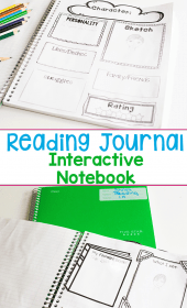 Free Printable Reading Journal Interactive Notebook for Kids