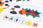 Free Printable Forest Animal Pattern Block Template for Kids