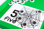 Free Printable Spider Counting Cards for Preschool