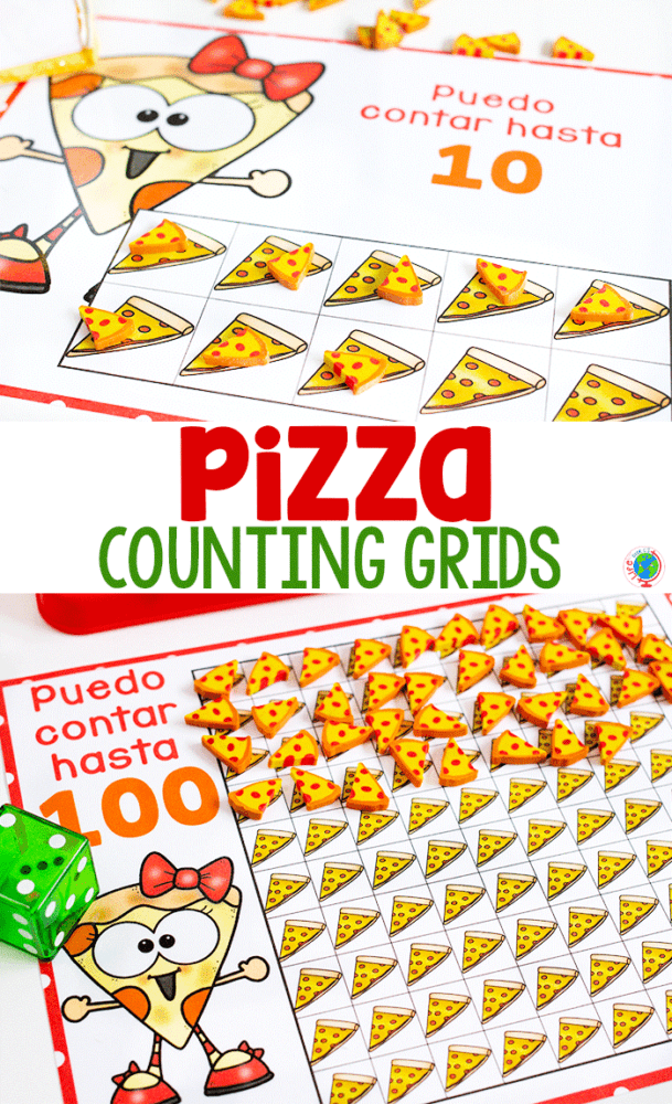 Free Printable Pizza Mini Eraser Counting Grid Games For Kids