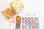 Valentine Counting Grid Games for Preschool & Pre-K