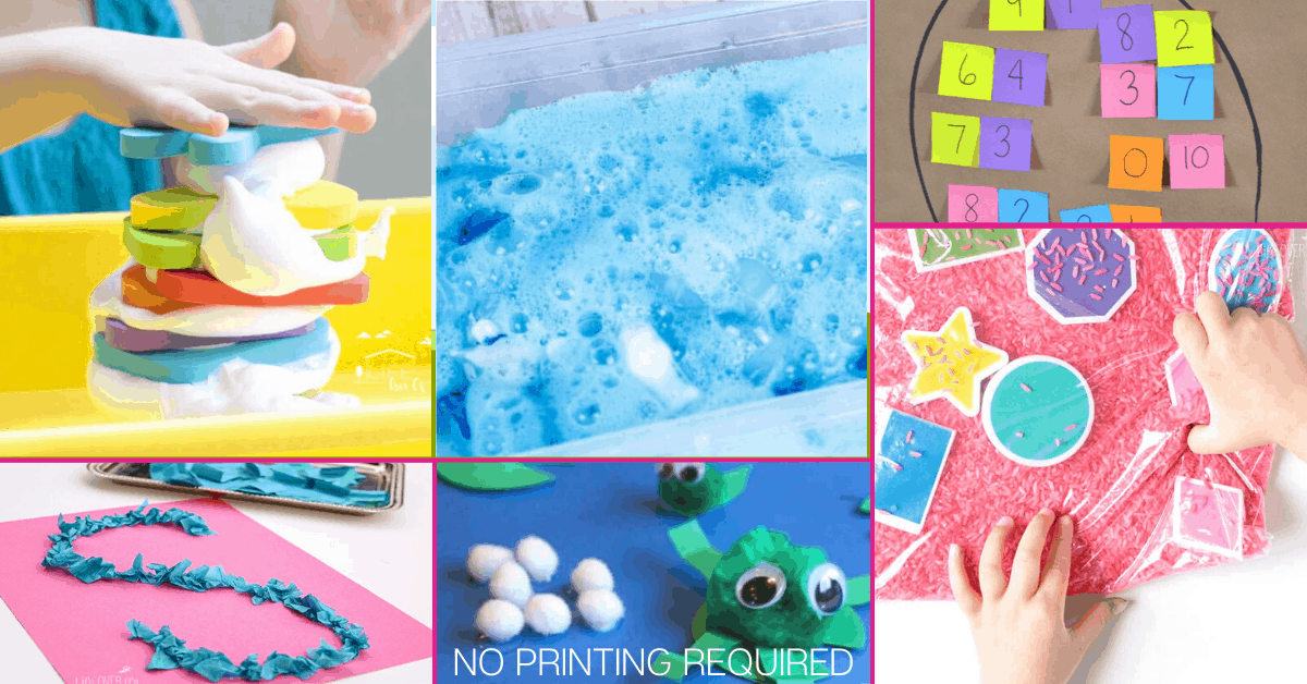 Easy At-Home-Learning Activities with Household Materials - Life Over C's