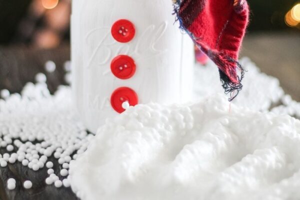 Easy Snow Slime Recipe for Kids