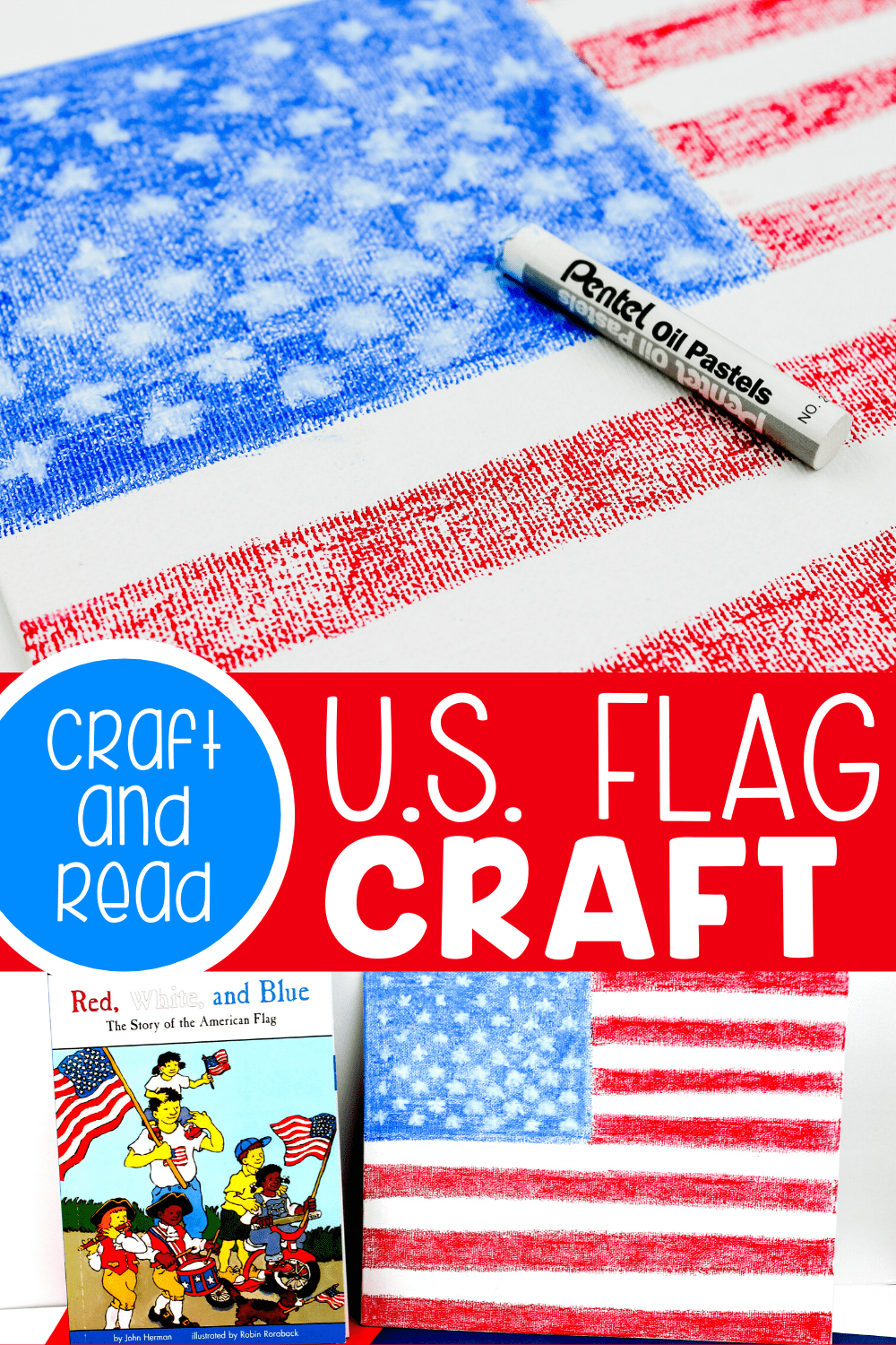 Easy American Flag 4th of July Craft for Kids
