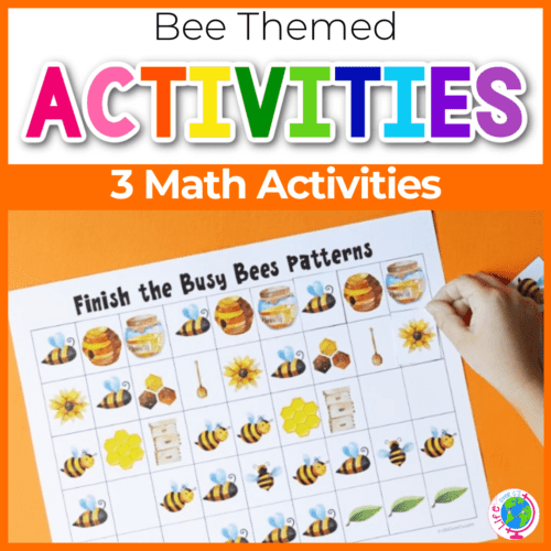 Free Printable Bee Math Activities for Kids