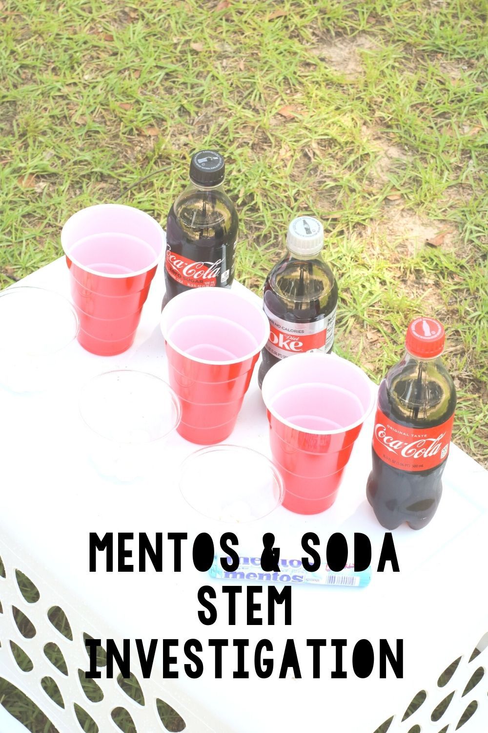 Soda and Mentos Easy Science Experiment for Kids