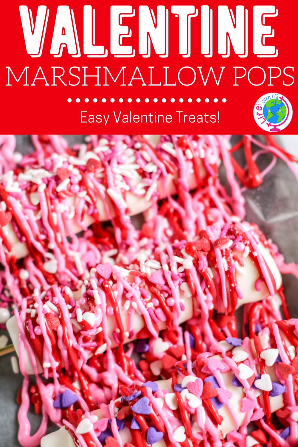 Easy Chocolate Covered Marshmallow Pops for Valentine's Day