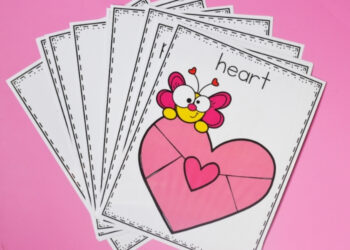 Free Printable 2D Shapes Posters for Valentine's Day