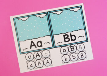 Free Winter Alphabet Activity for Letter Recogntion