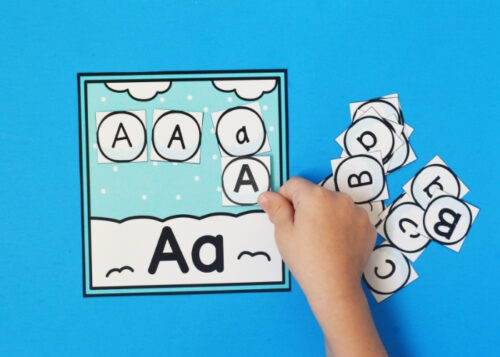 Free Winter Alphabet Activity for Letter Recogntion