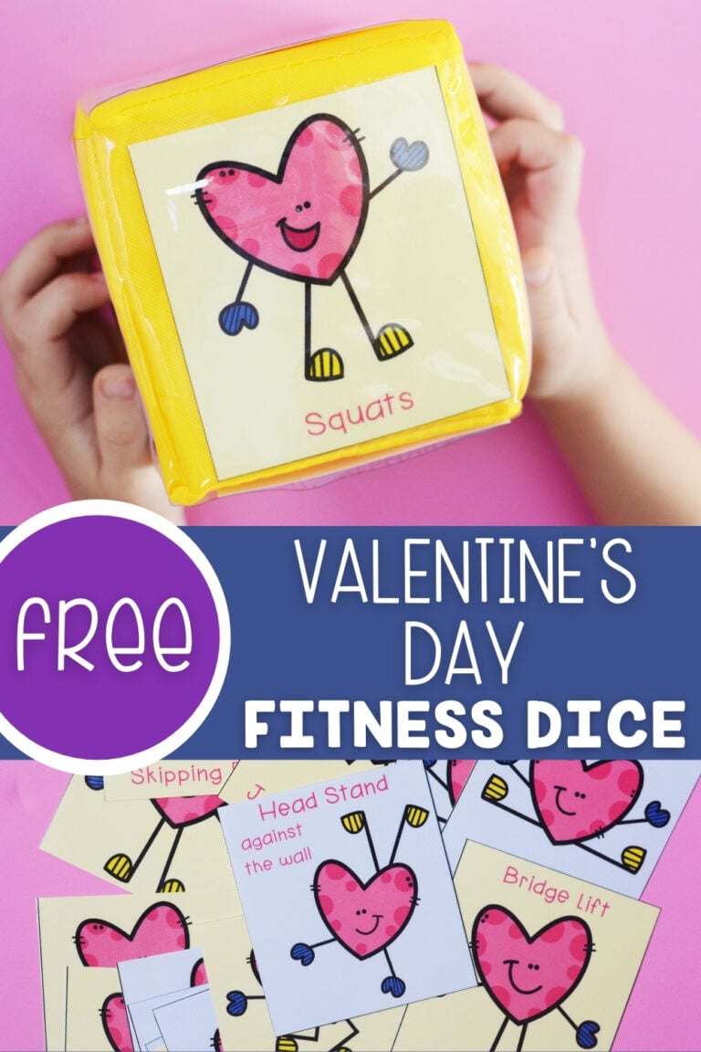 Valentine’s Theme Gross Motor Exercises for Preschoolers - Life Over C's