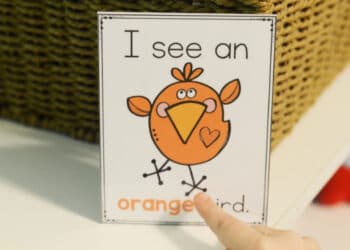 Preschool Color Posters for Spring Theme - Life Over C's