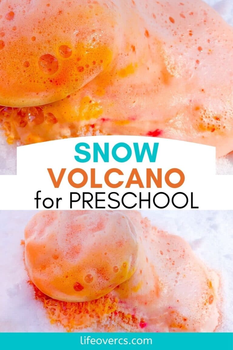 Exciting Snow Volcano Science Experiment - Life Over C's